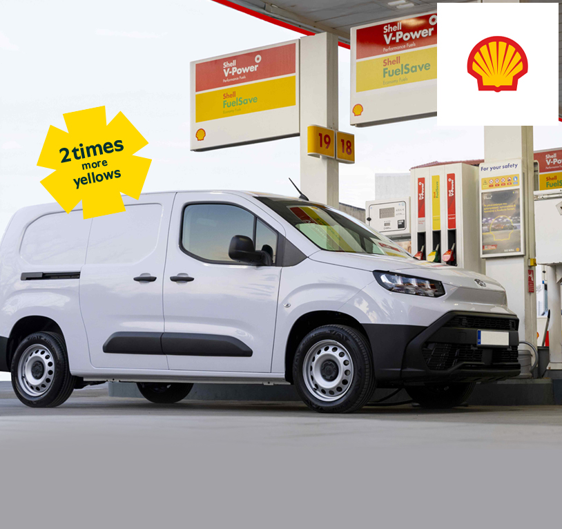 Business Mondays with 2times more yellows at Shell gas stations!